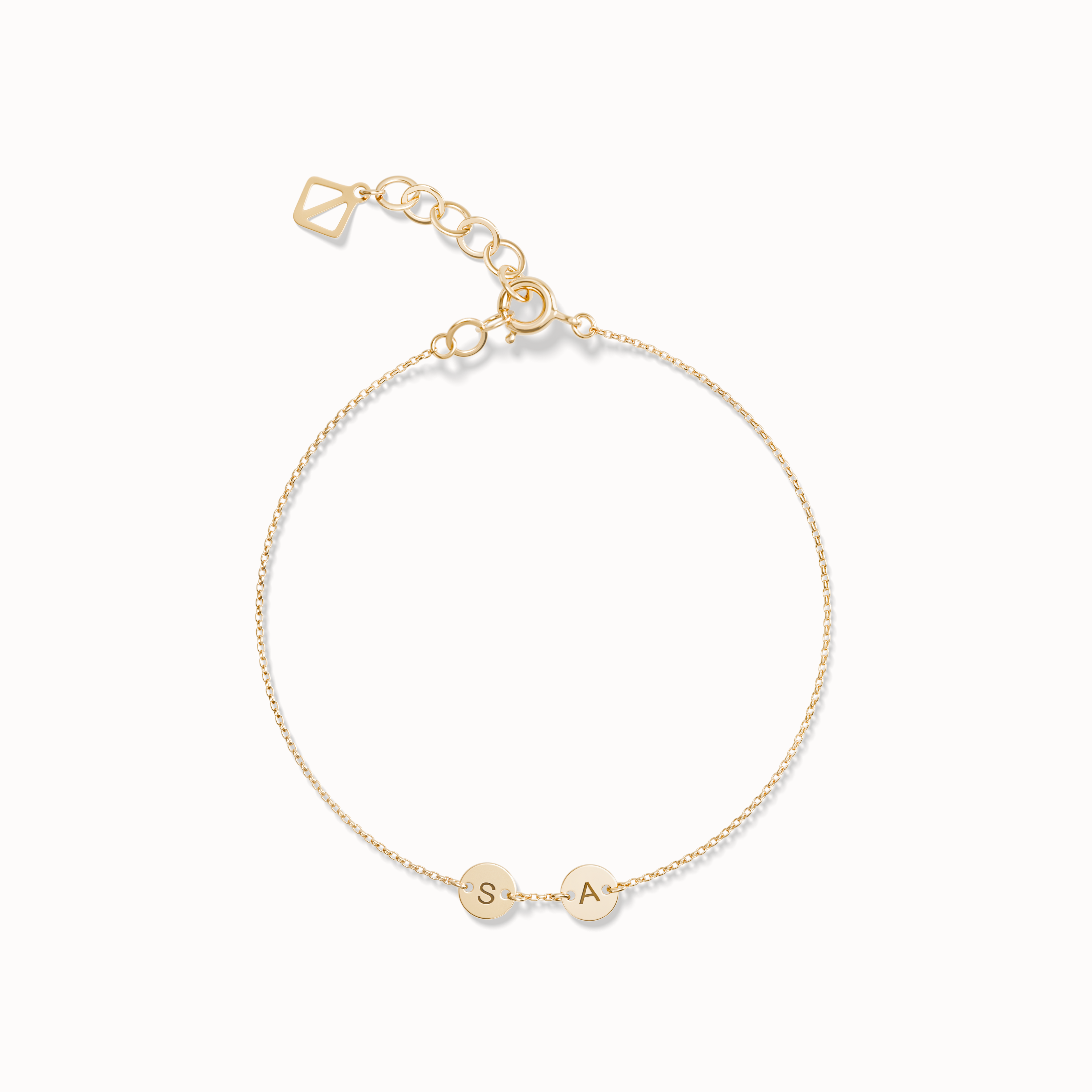 Create Your Own - 2 Initials Bracelet – Makaro Jewelry