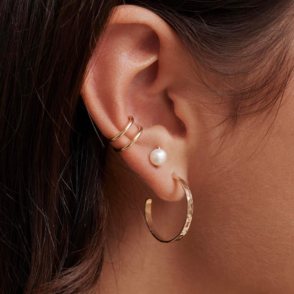 Double cuff earrings store