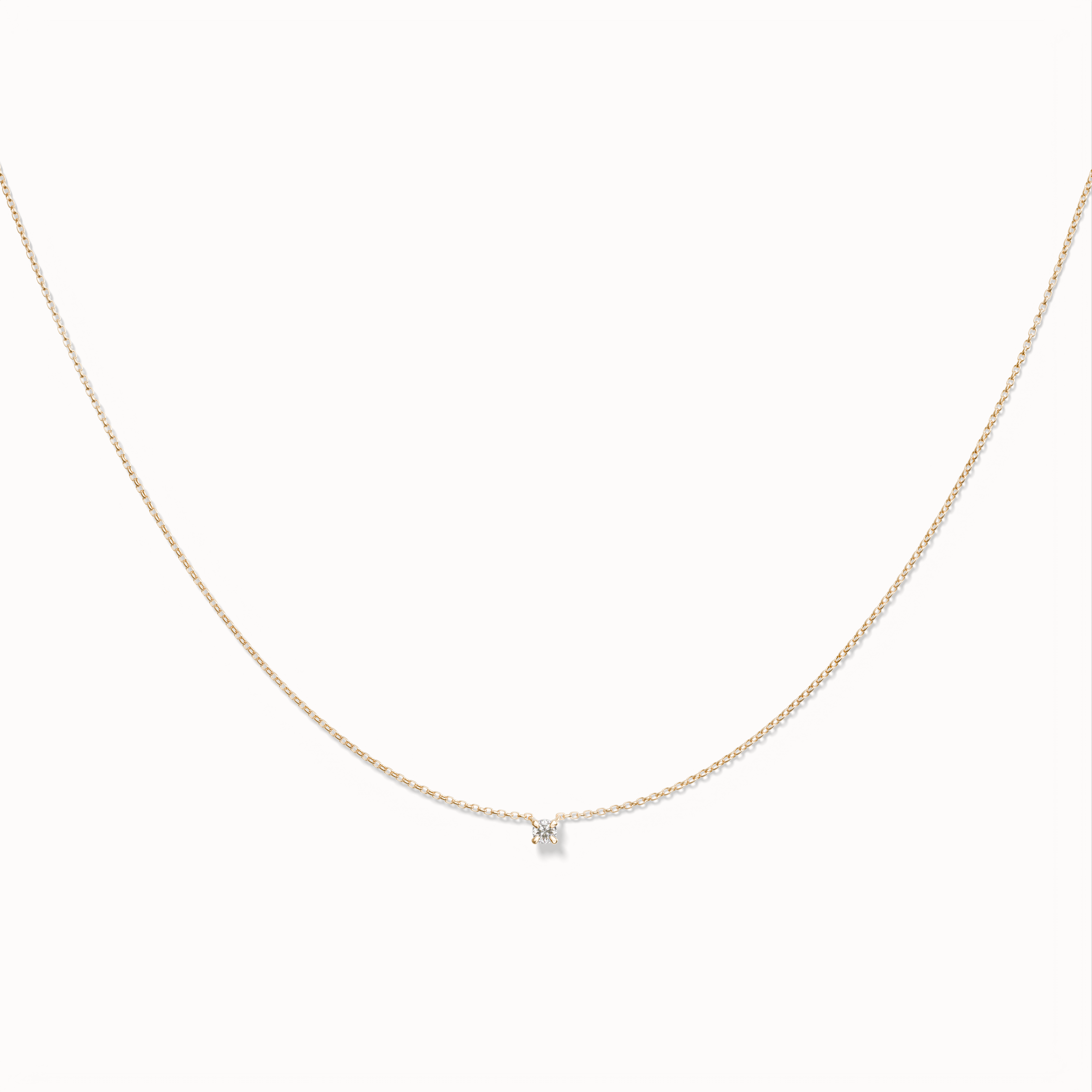 Twinkle Diamond Necklace - 0.1ct Salt & Pepper Diamond – Makaro Jewelry